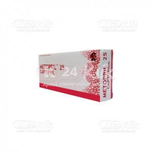 Metopril 25 Mg Tablet - Manfaat, Dosis, Efek Samping...