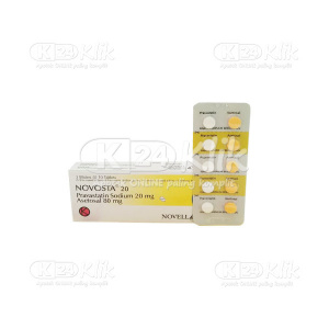 Novosta 20 Mg/80 Tablet - Manfaat, Dosis, Efek Sampi...