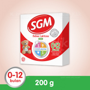 Sgm Llm Bebas Laktosa 0 -12 200 G Box - Manfaat, Dos...