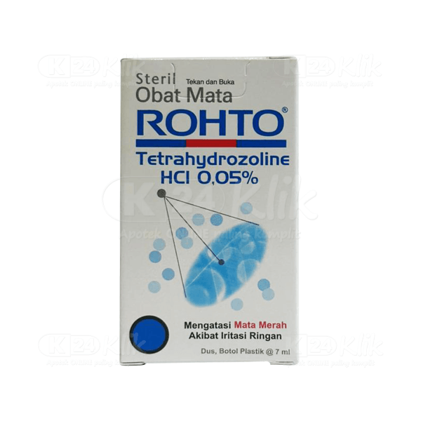 Rohto Eye Drop 7ml mengatasi mata merah akibat irita...